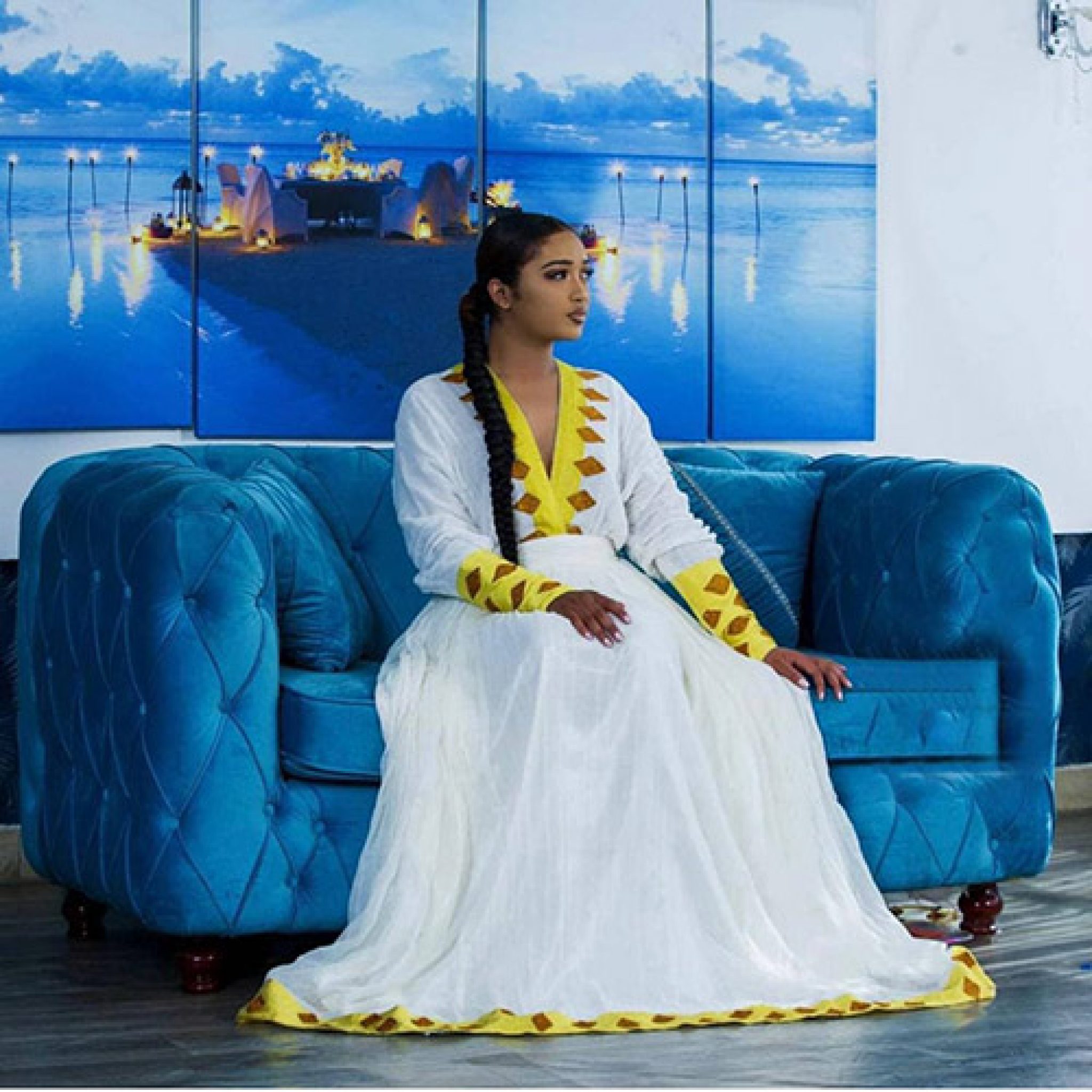 Classy and Modern Ethiopian Traditional Dress - The Habesha Web
