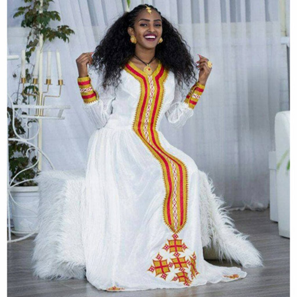 Simple and Elegant Traditional Dress - The Habesha Web