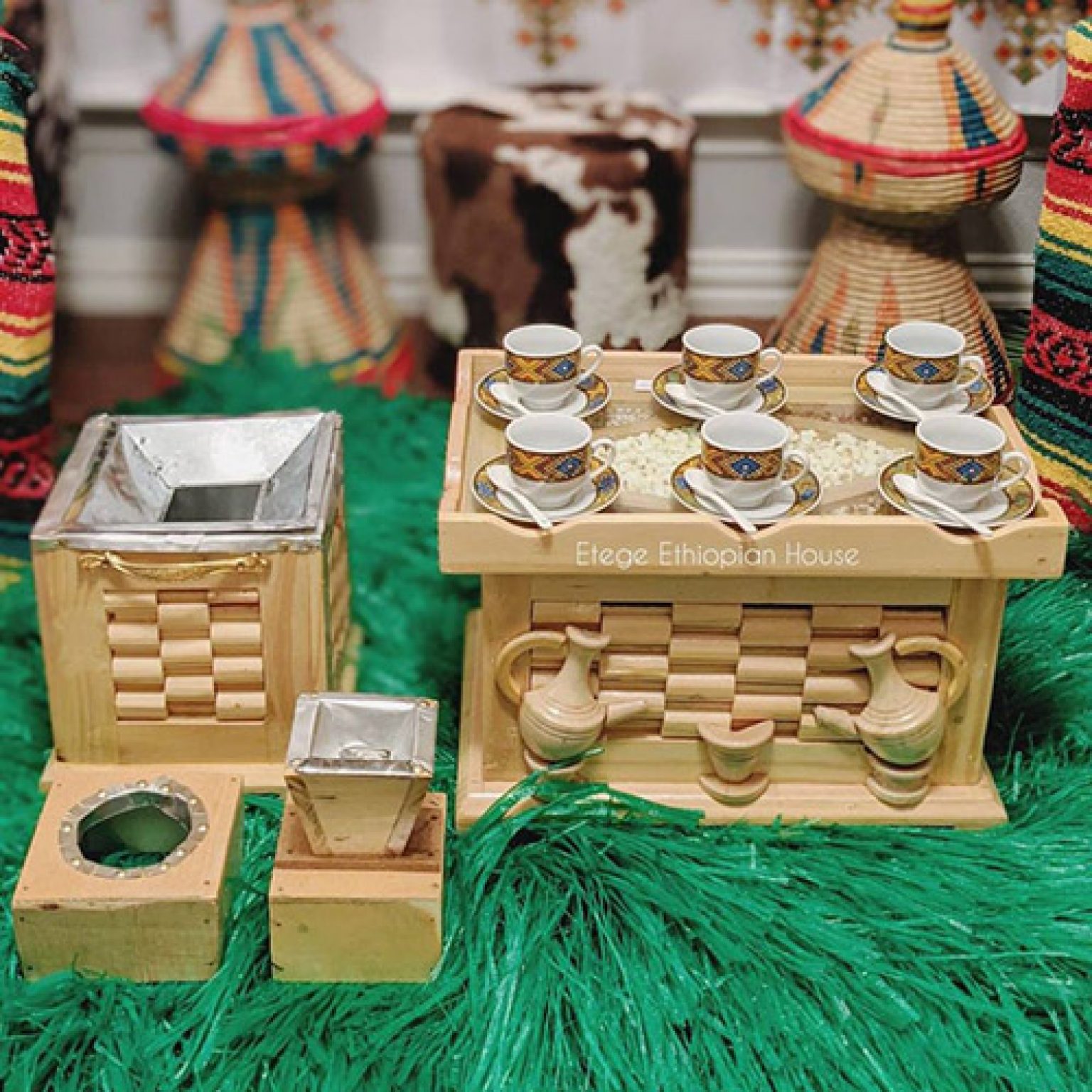 Natural wood color Hand Carved Ethiopian Eritrean Rekebot Cultural ...