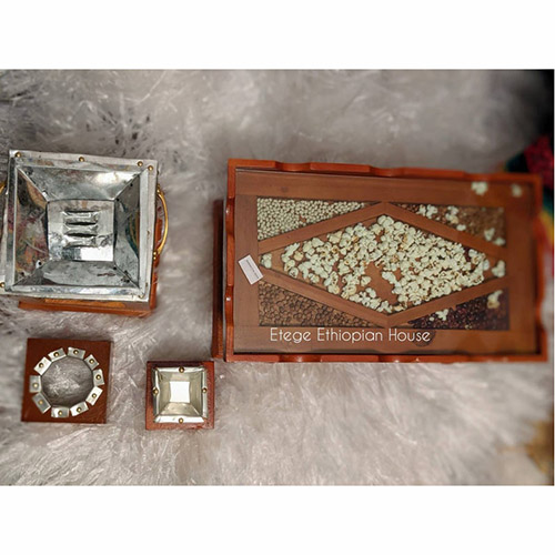 Light Brown Hand Carved Ethiopian Eritrean Rekebot Cultural Coffee ...