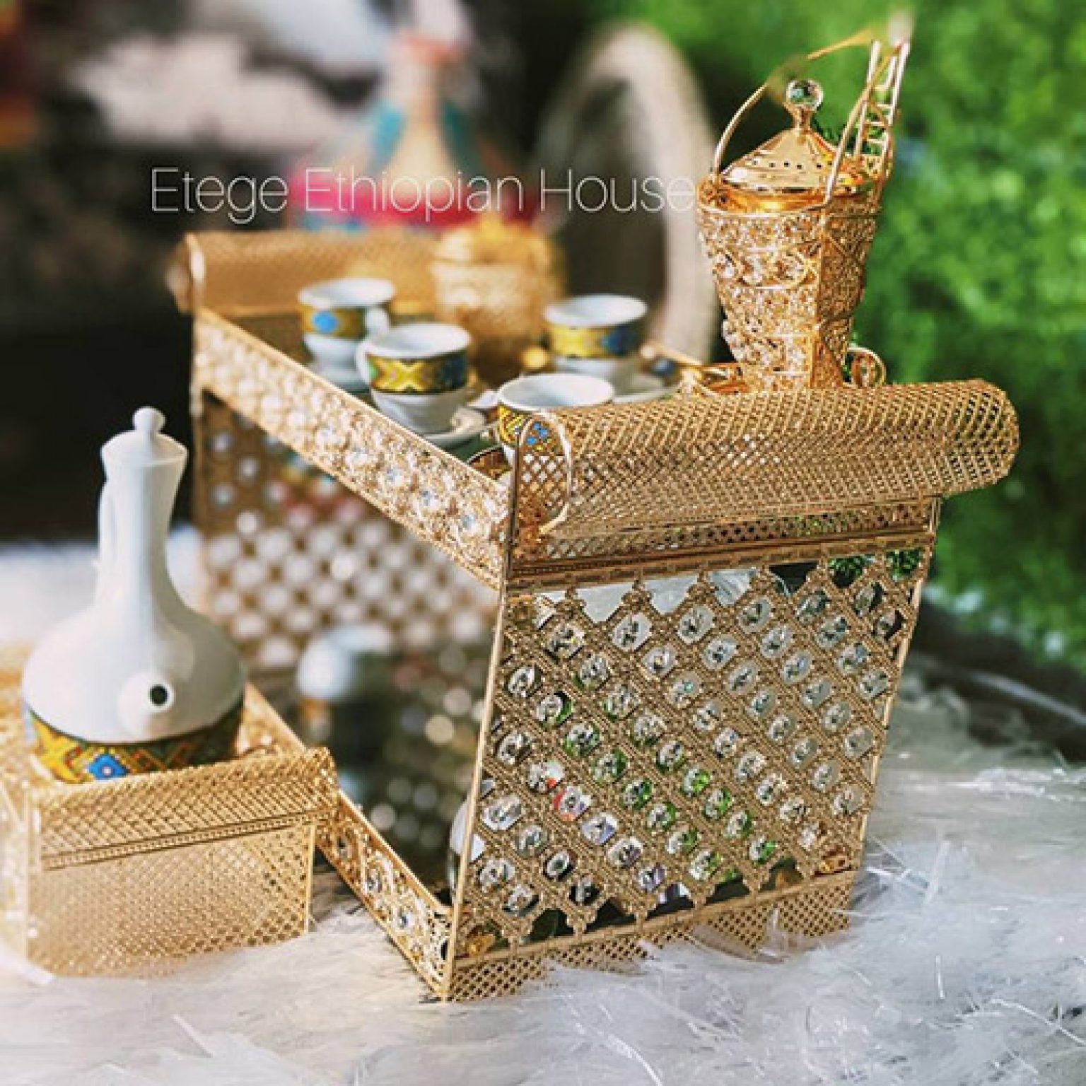 Large Golden Ethiopian Eritrean Rekebot - The Habesha Web