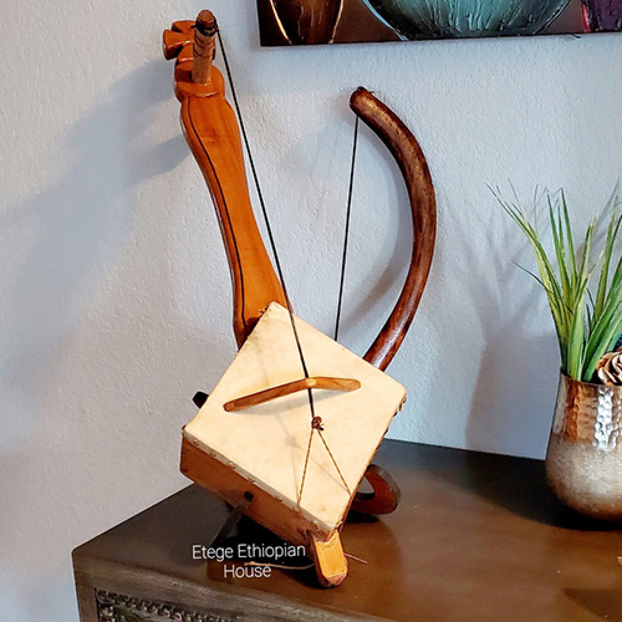 Masinko- Hand Made Ethiopian string Instrument with Foldable Portable ...